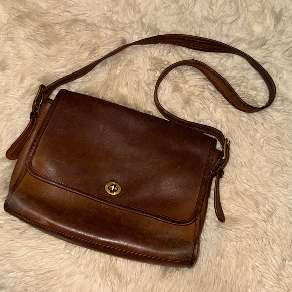 Coach | Bags | Coach Vintage Spectator Brown Leather Made In New York ...